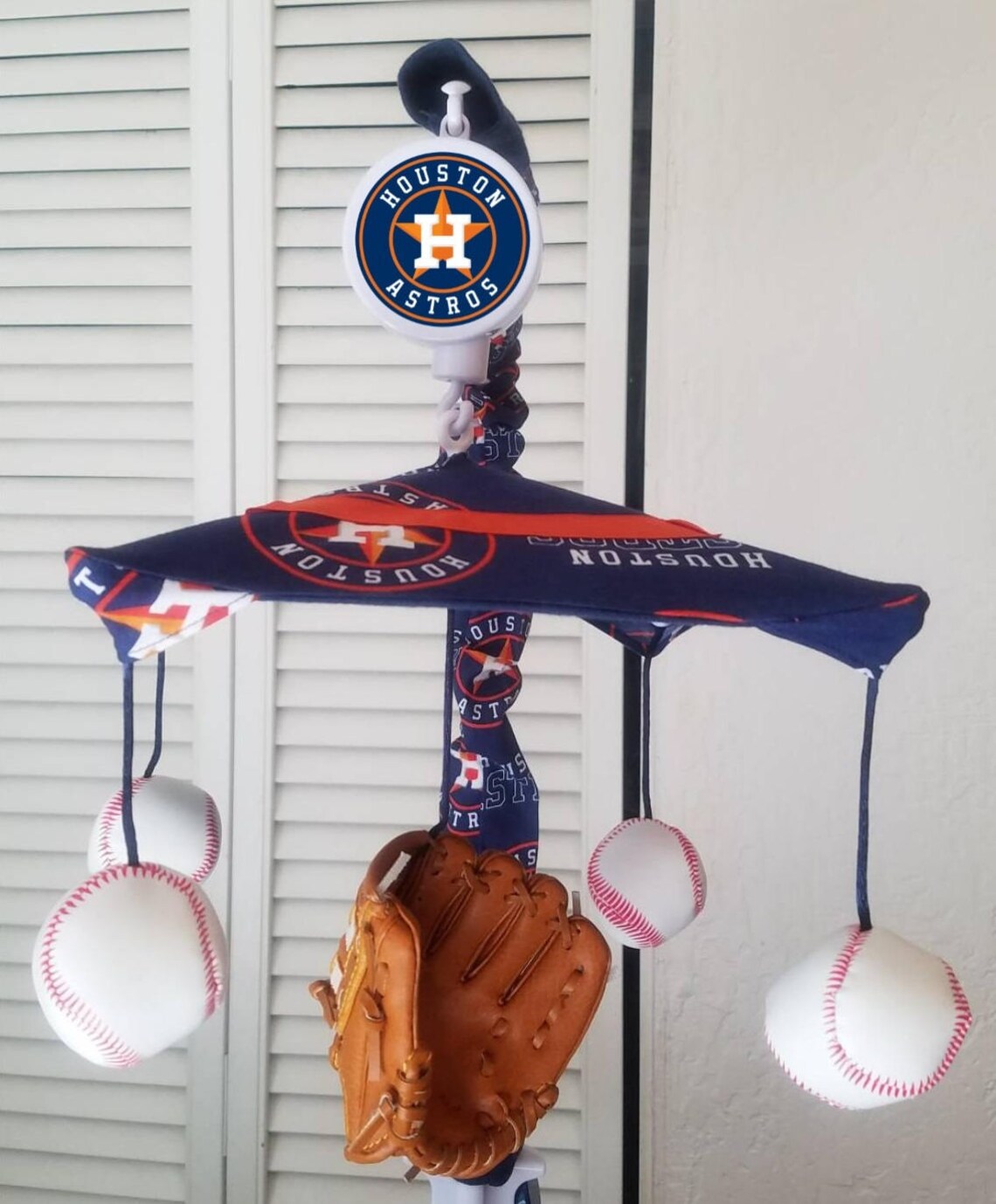 PLAY BALL Vinyl Baseball Crib Mobile CUSTOM Pick Your | Etsy