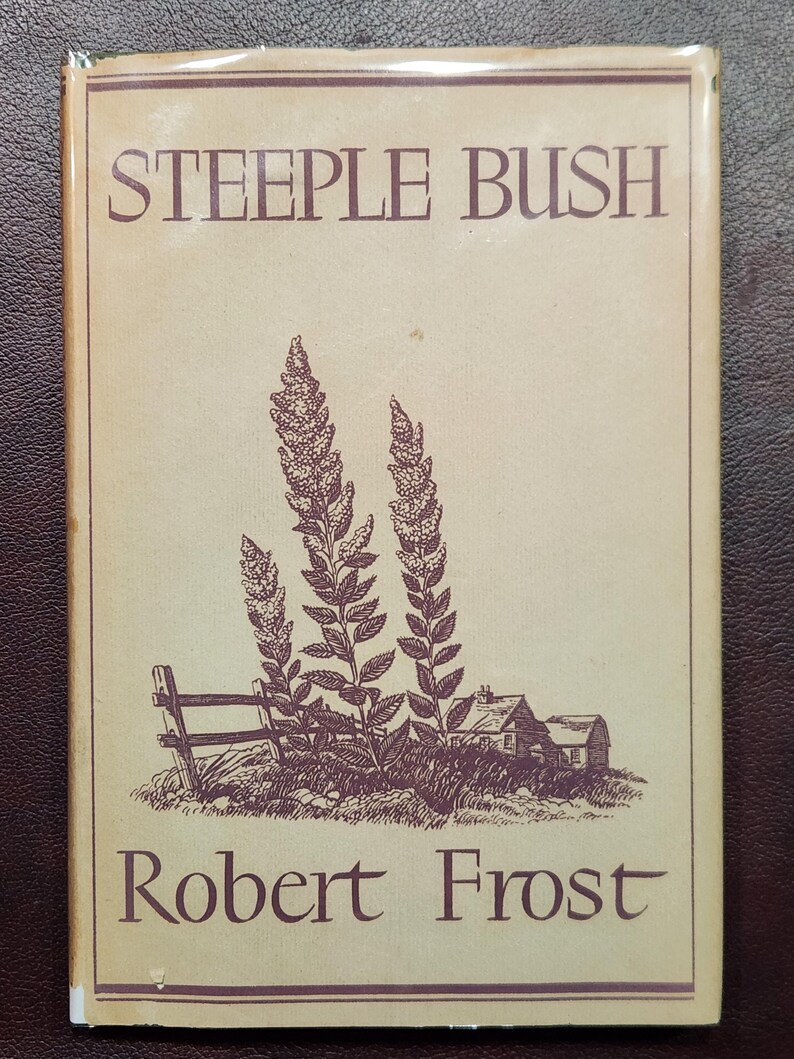 Signed by ROBERT FROST ~ Steeple Frost 1957 Hcdj First Edition 1st PRINT - Etsy