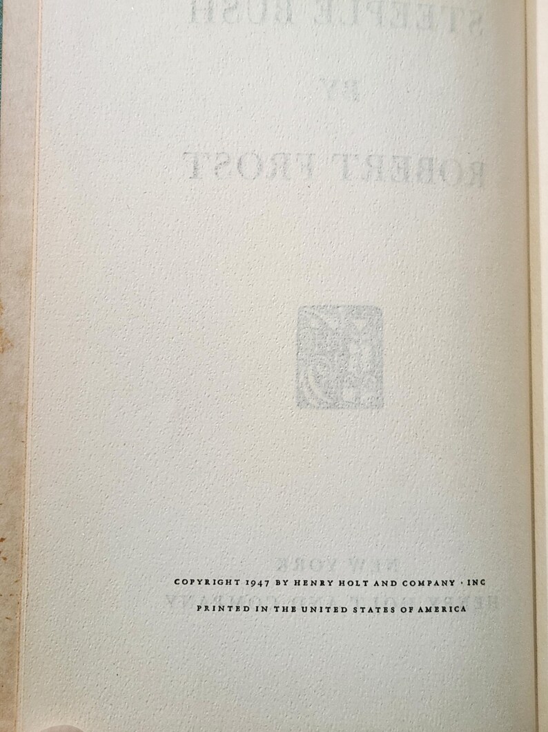 Signed by ROBERT FROST ~ Steeple Frost 1957 Hcdj First Edition 1st ...