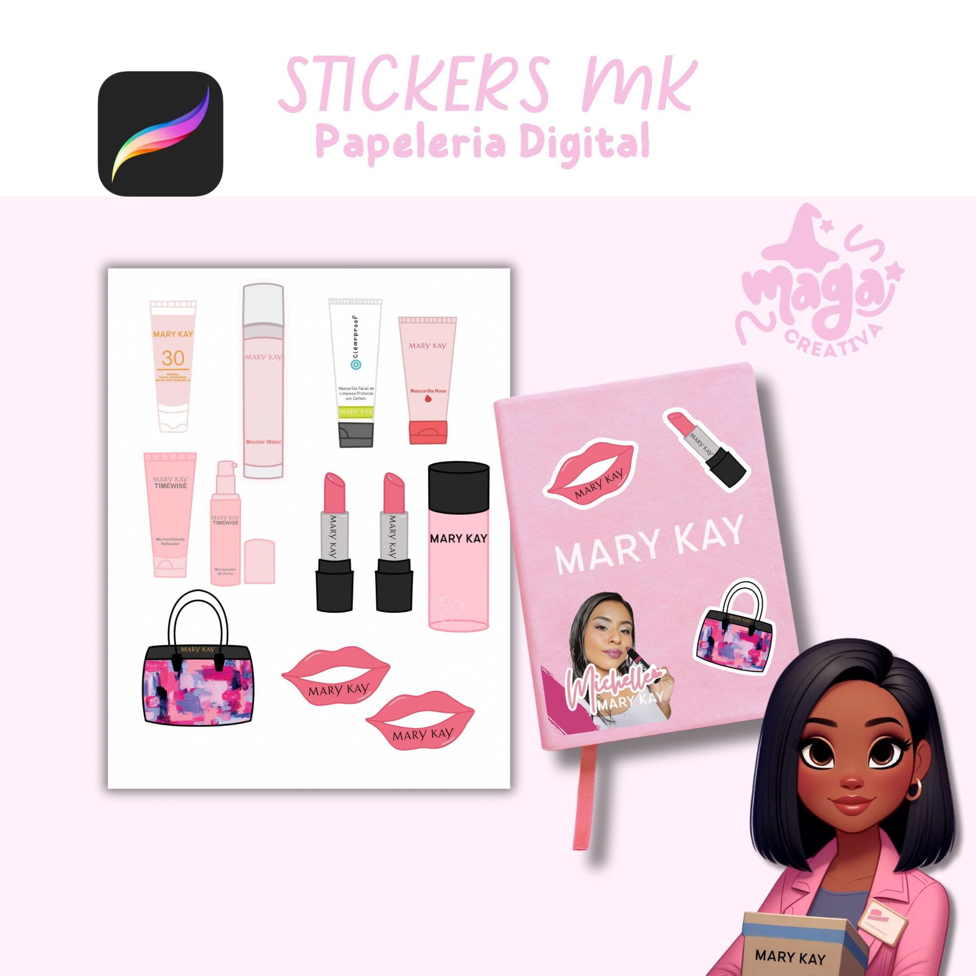 Mary Kay Sticker Template - Etsy