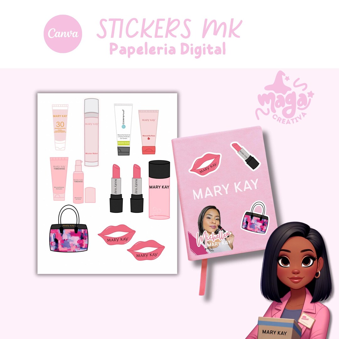 Mary Kay Sticker Template - Etsy