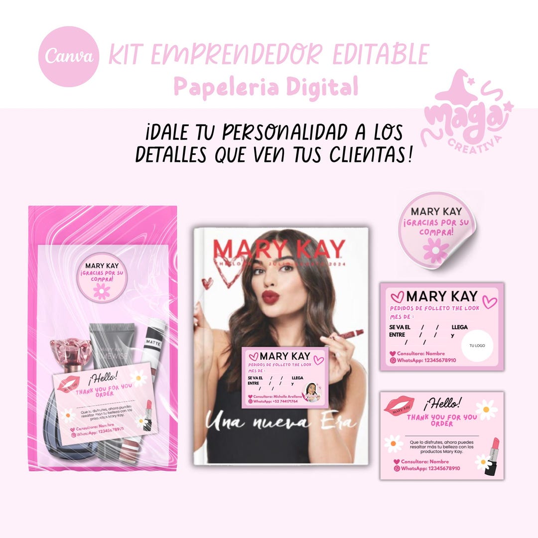 Mary Kay Thank You Card, Thank You Stickers, Mary Kay Order Booklet ...