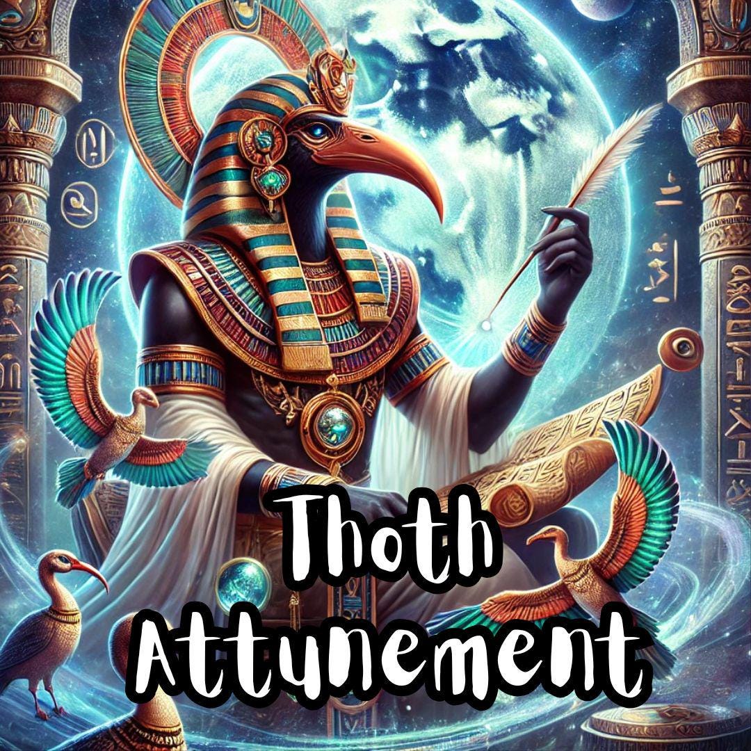 Thoth Attunement, Thoth Initiation, Egyptian God - Etsy