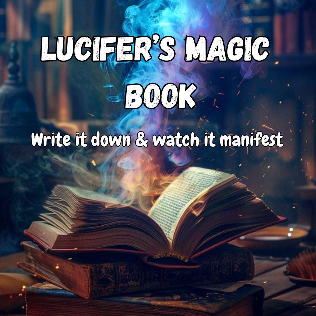 Lucifer's Magic Book, Lucifer's Book, Hypnosis Track, Manifest Anything ...
