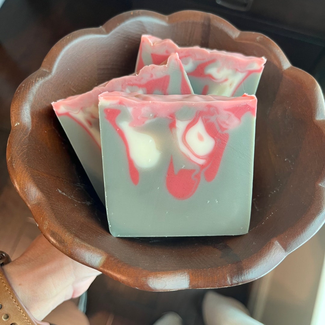 Cherry Almond Handmade Soap Natural Artisan Cold Process Bar - Etsy