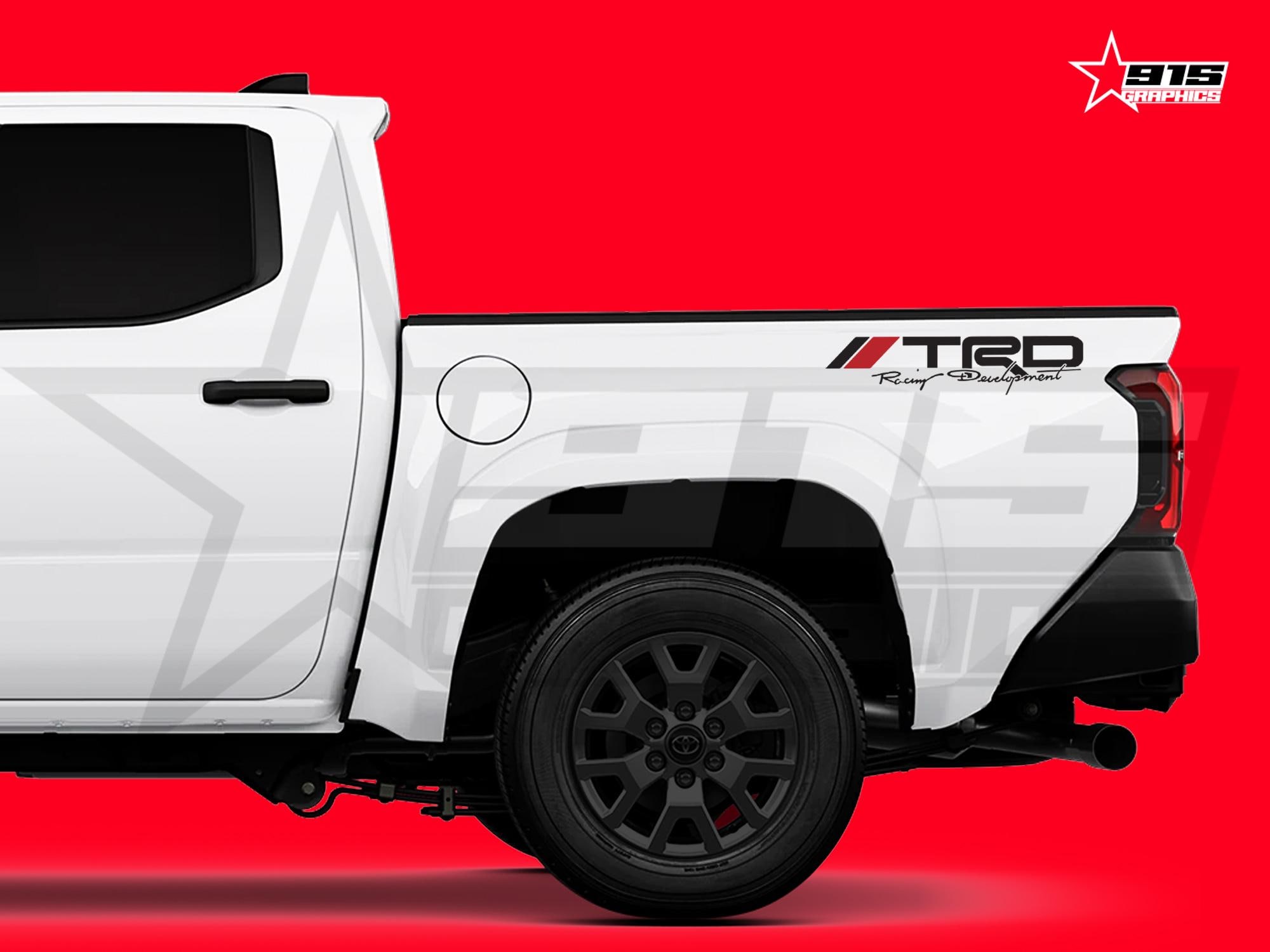 TRD Bed Vinyl Graphic Decals Fits Toyota Tacoma and Tundra - Etsy