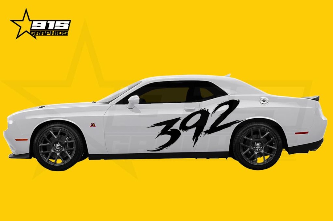 392 Splatter Vinyl Decal Graphics Fits Dodge Challenger - Etsy