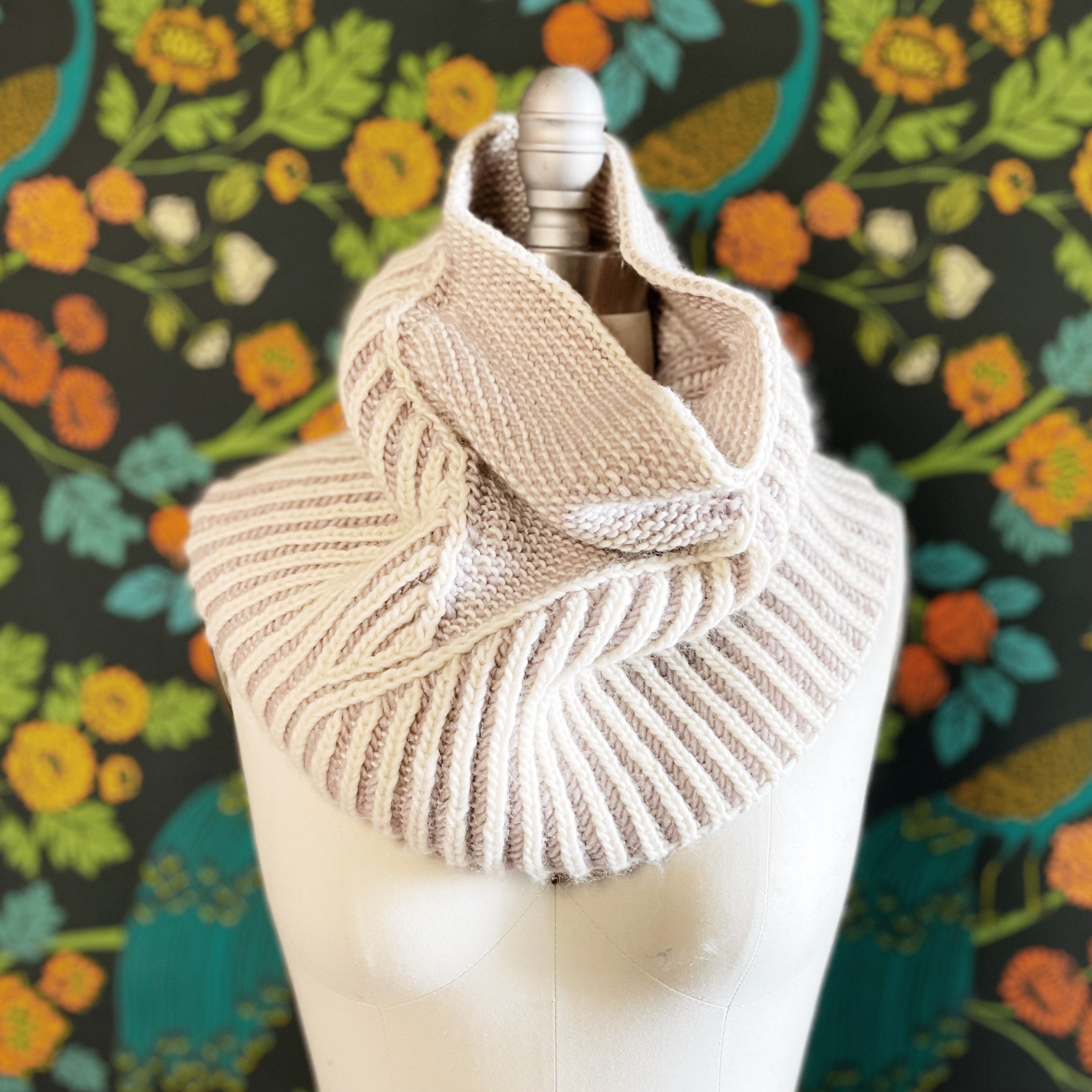 Knitting Pattern PDF X Brioche Pointe Cowl X Cozy X Stylish Neck Warmer ...