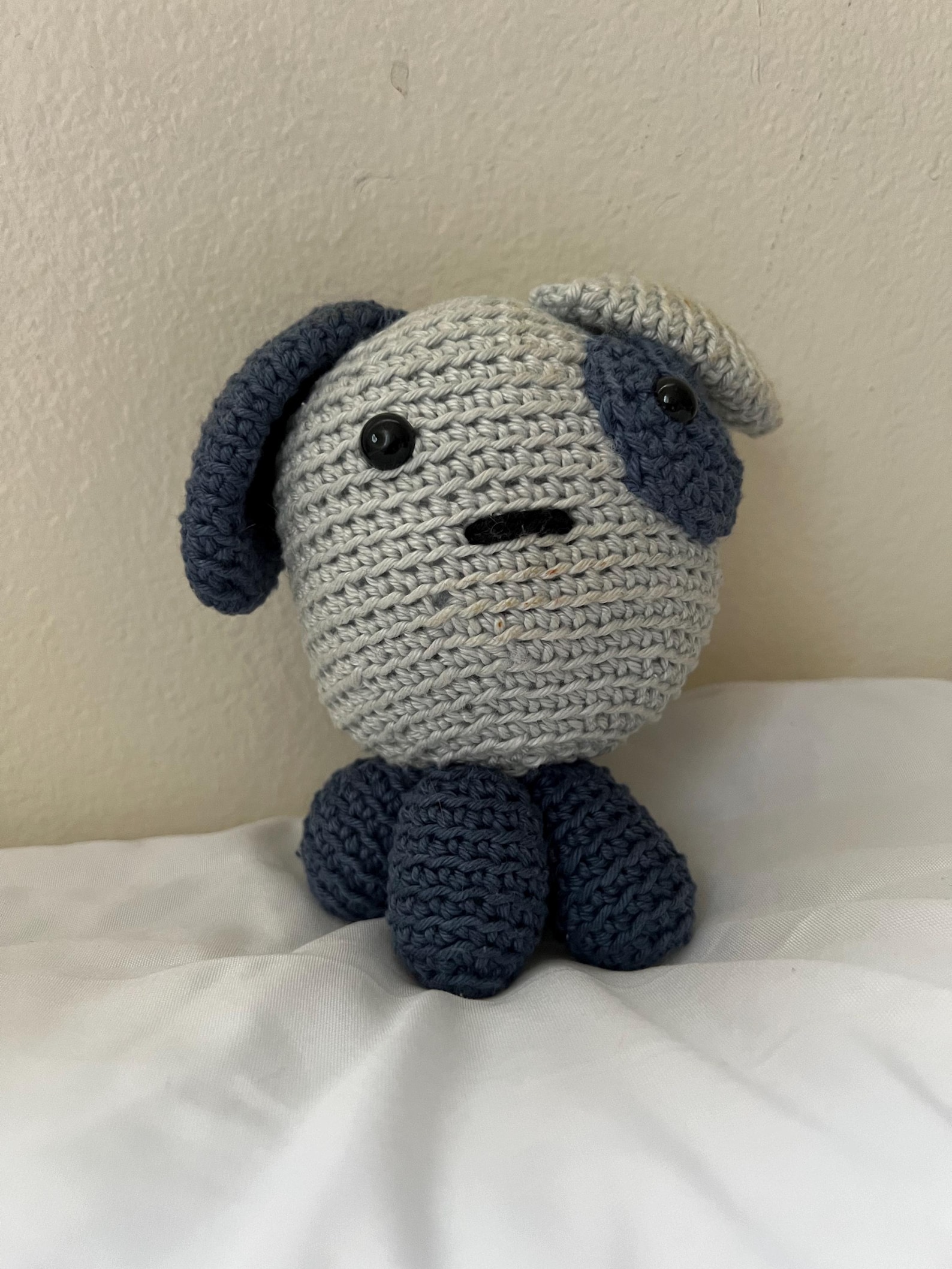 Blue Puppy Crochet Stuffed Animal - Etsy
