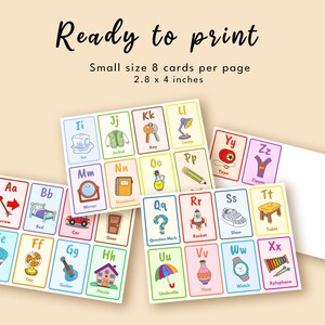ABC Flashcards | Alphabet Things Around the House Flashcards | A-Z ...