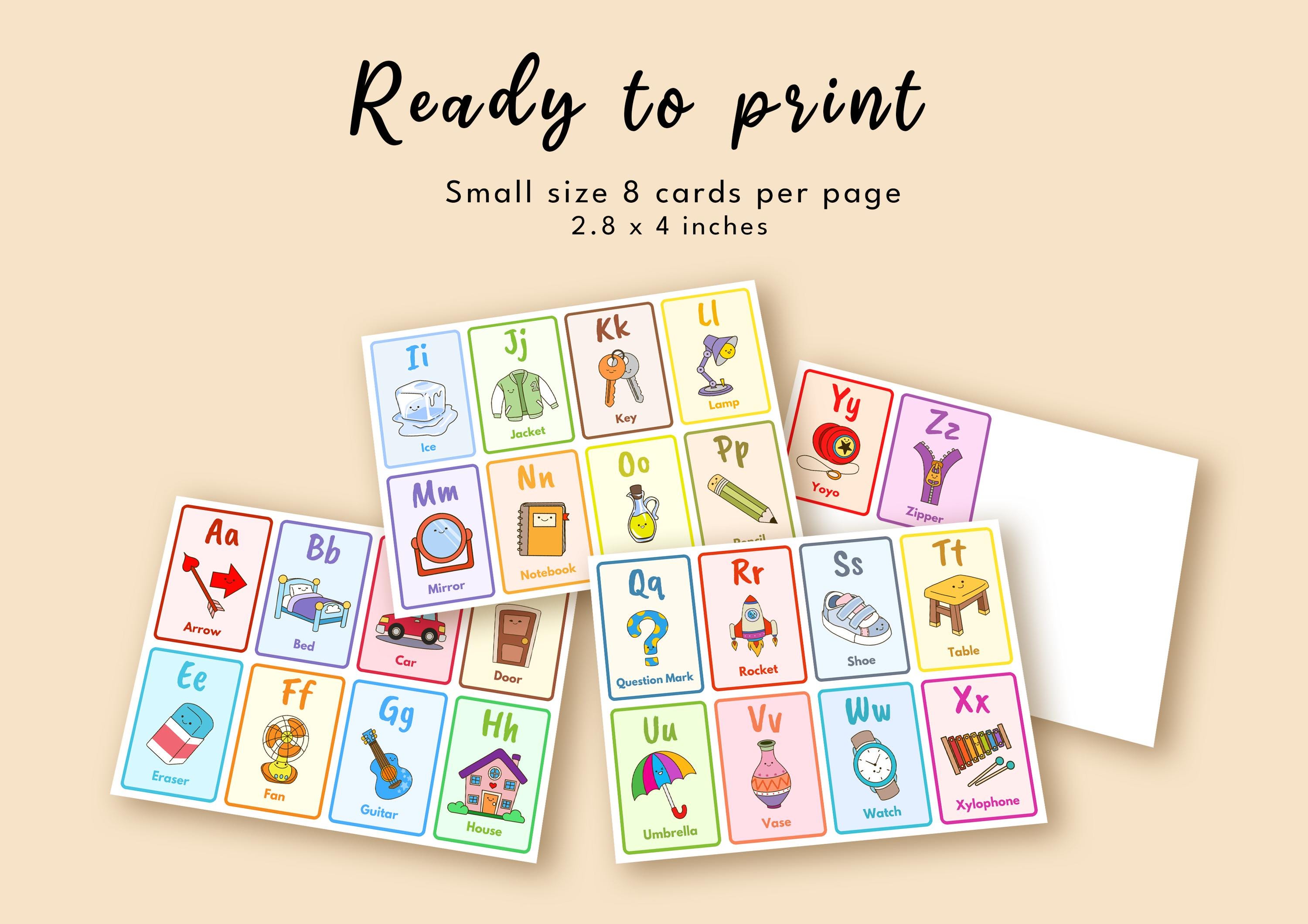 ABC Flashcards | Alphabet Things Around the House Flashcards | A-Z ...