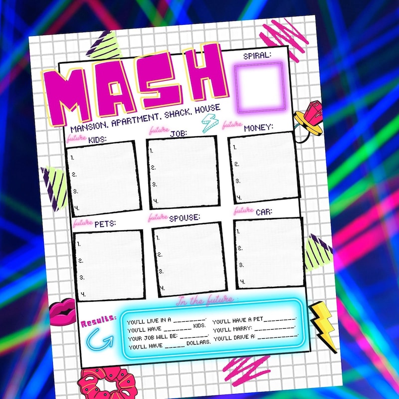 Mash Game - Etsy