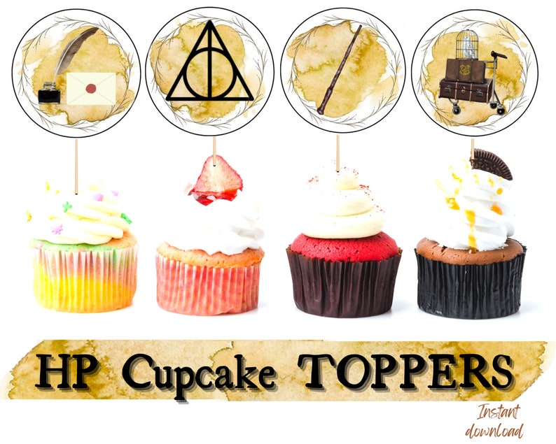 HP TOPPERS Birthday Instant Download Printable Diy Pdf - Etsy