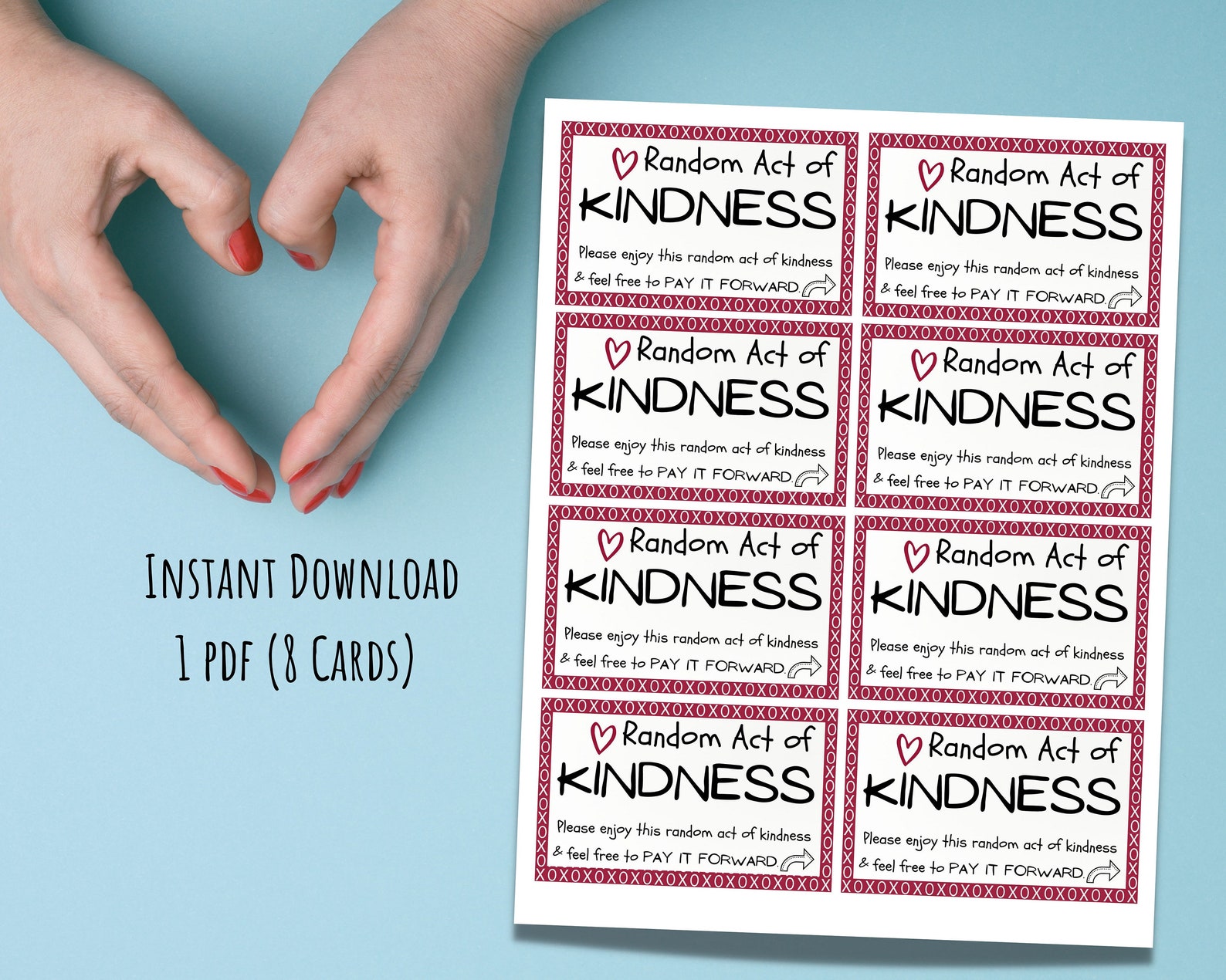 Random Act of Kindness Cards Instant Download 1 Pdf - Etsy