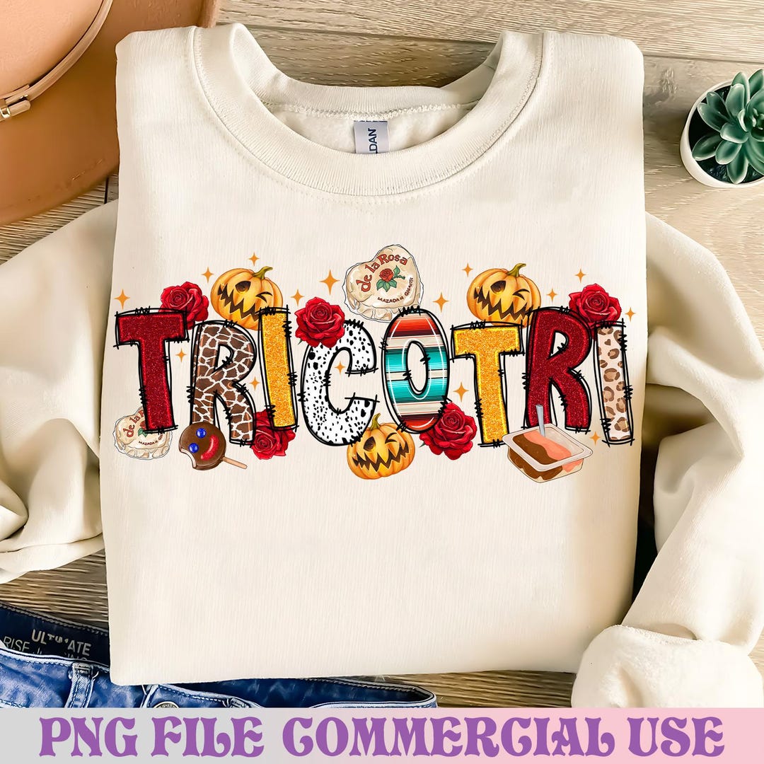 Trico Tri With Pumpkins Png Sublimation Design Download,western Png ...