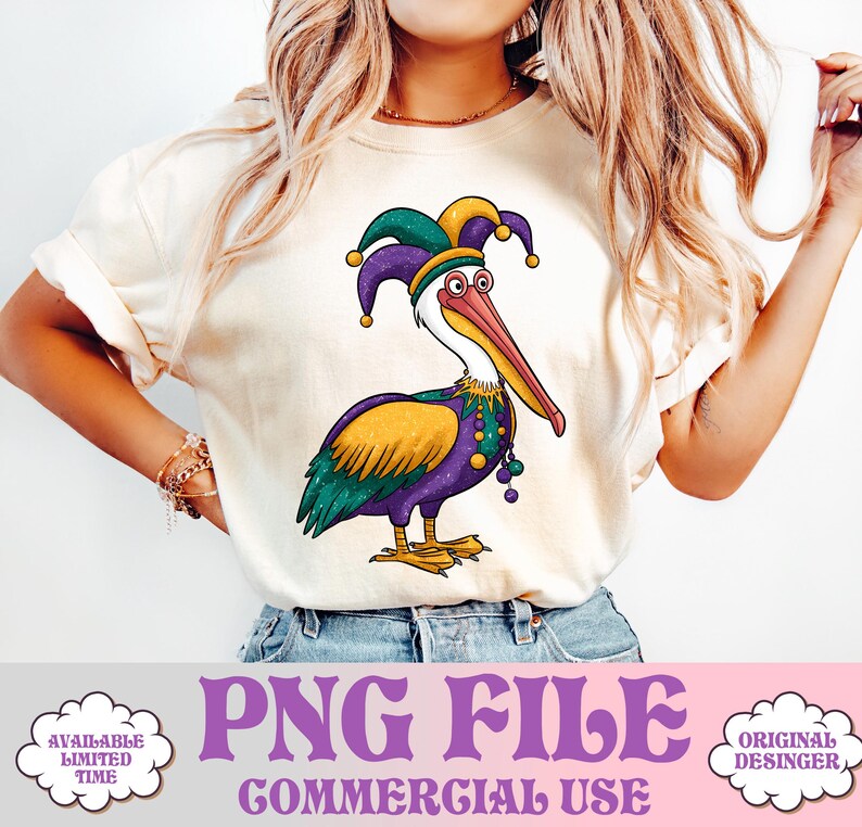 Mardi Gras Pelican Png, Mardi Gras Mask PNG, Louisiana Crawfish Png ...