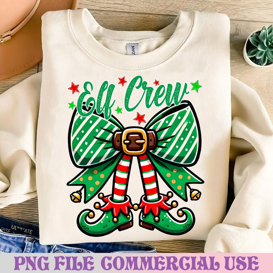 Elf Crew Coquette Bow Png Sublimation Design Download,christmas Png ...