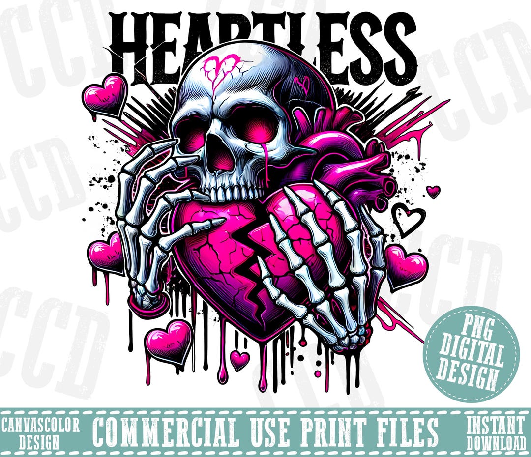 Heartless Png,skeleton Png, Heart Png, Sublimation Design Download ...