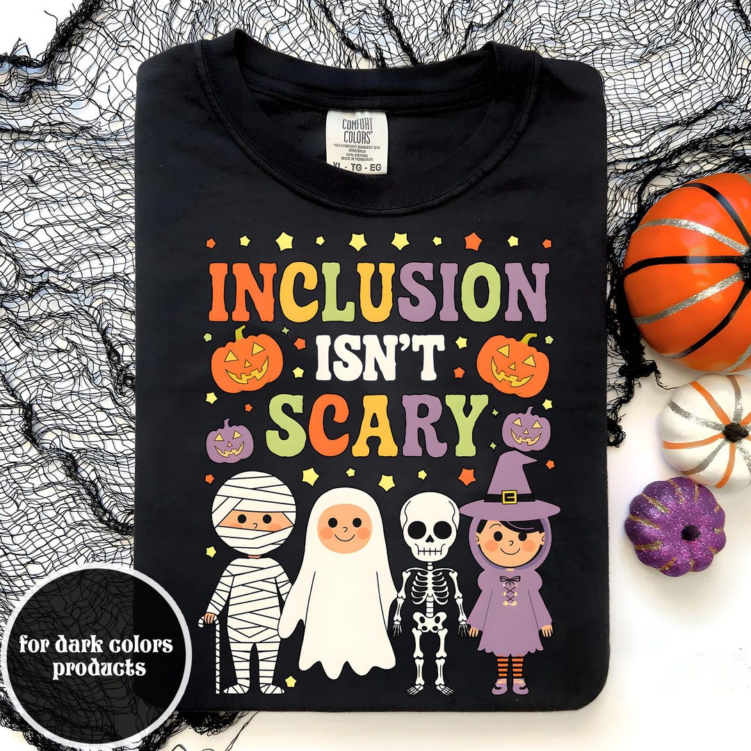 Inclusion Isn't Scary Png, SLP Halloween Png, Sped Teacher Png,skeleton ...