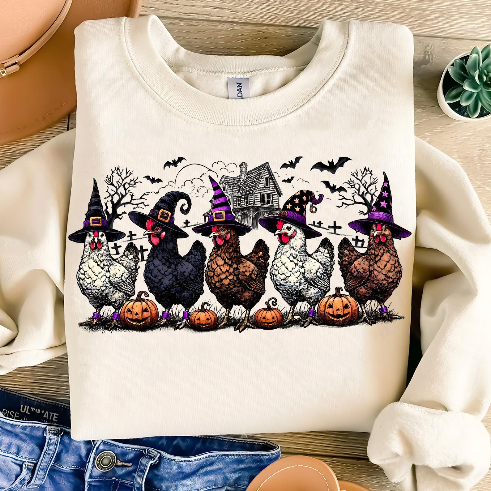 Halloween PNG, Spooky Chickens Png, Fall Png, Pumpkin Png, Witch Png ...