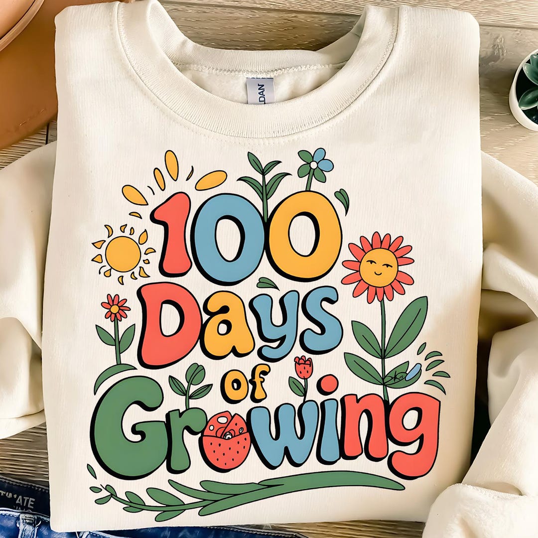 Teacher 100 Days School Png, 100 Days Watching My Students Grow Png ...