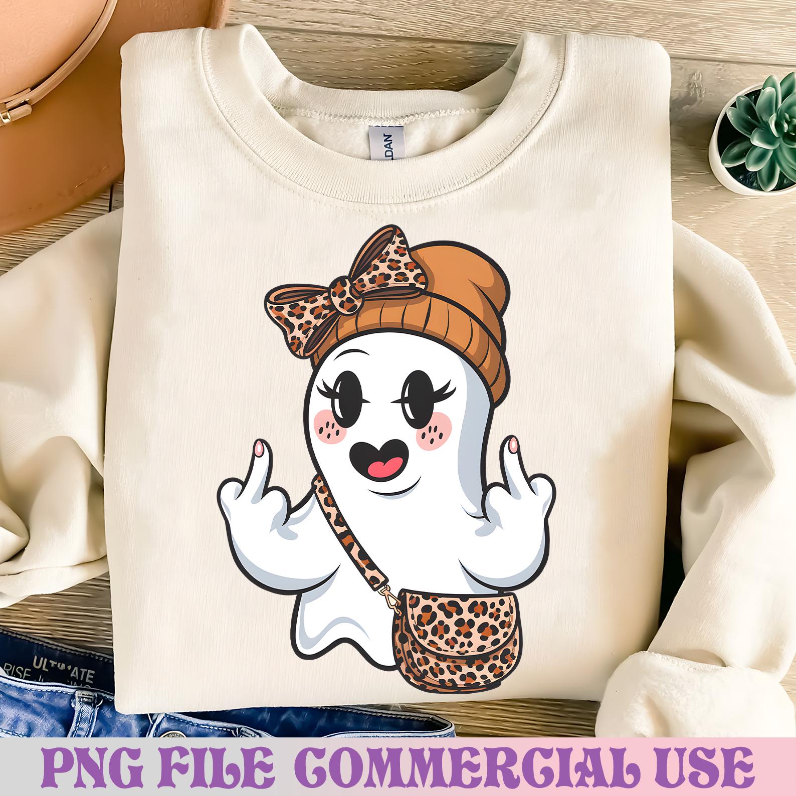 Fu*k Ghost Png, Coquette Ghost Png, Boo-jee Halloween Ghost Png ...