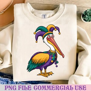 Mardi Gras Pelican Png, Mardi Gras Mask PNG, Louisiana Crawfish Png ...