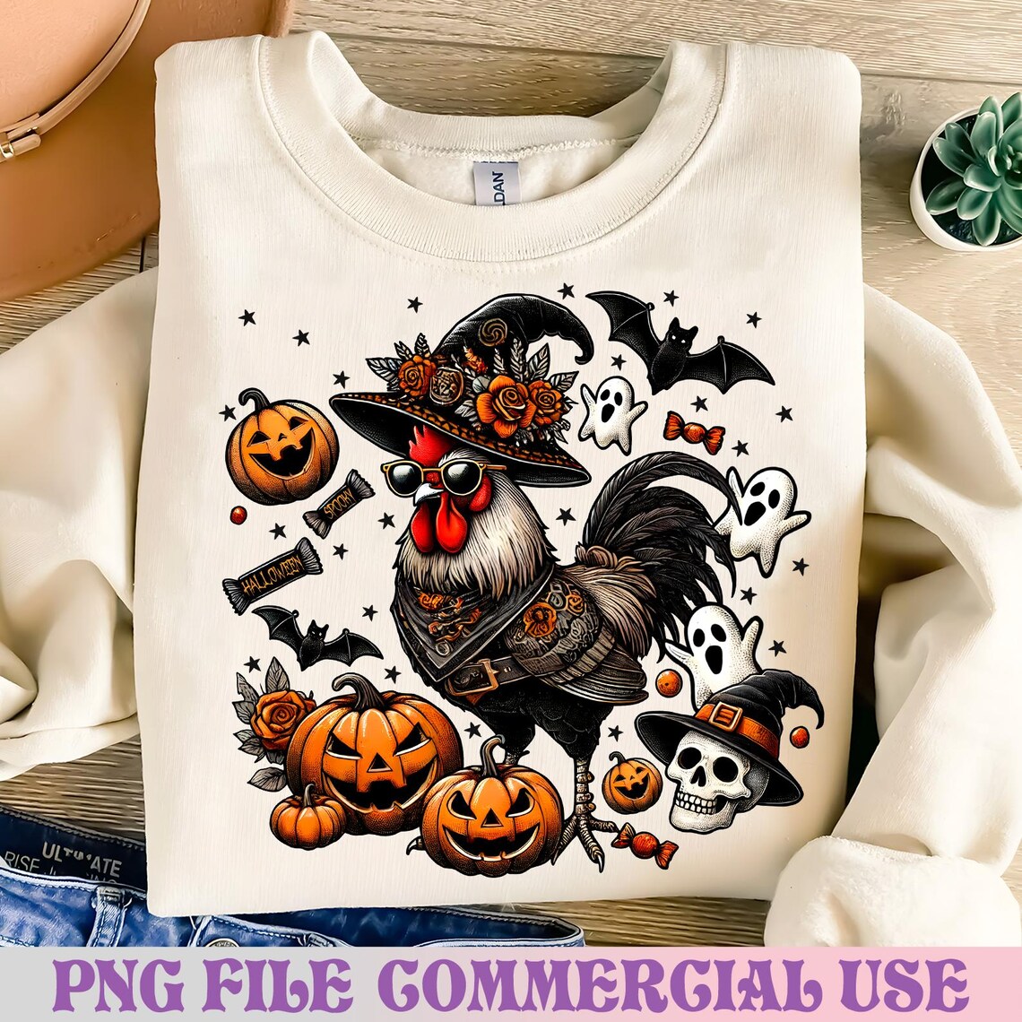 Spooky Chickens Png, Fall Png, Halloween PNG, Pumpkin Png, Witch Png ...