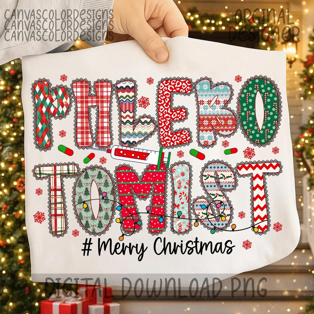 Christmas Phlebotomist Png,funny Nurse Png,medical Christmas Design ...