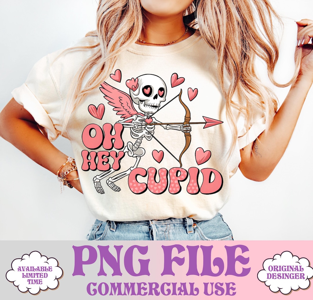 Oh Hey Cupid Png, Cupid Skeleton Png, Cupid Png,happy Valentine's Png ...