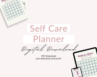 Self Care Digital Planner Habit Trackers Goodnotes - Etsy