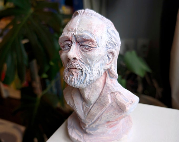 Thom Yorke Statue — Unique Mini Bust / Hand Sculpted Ceramic / Great ...