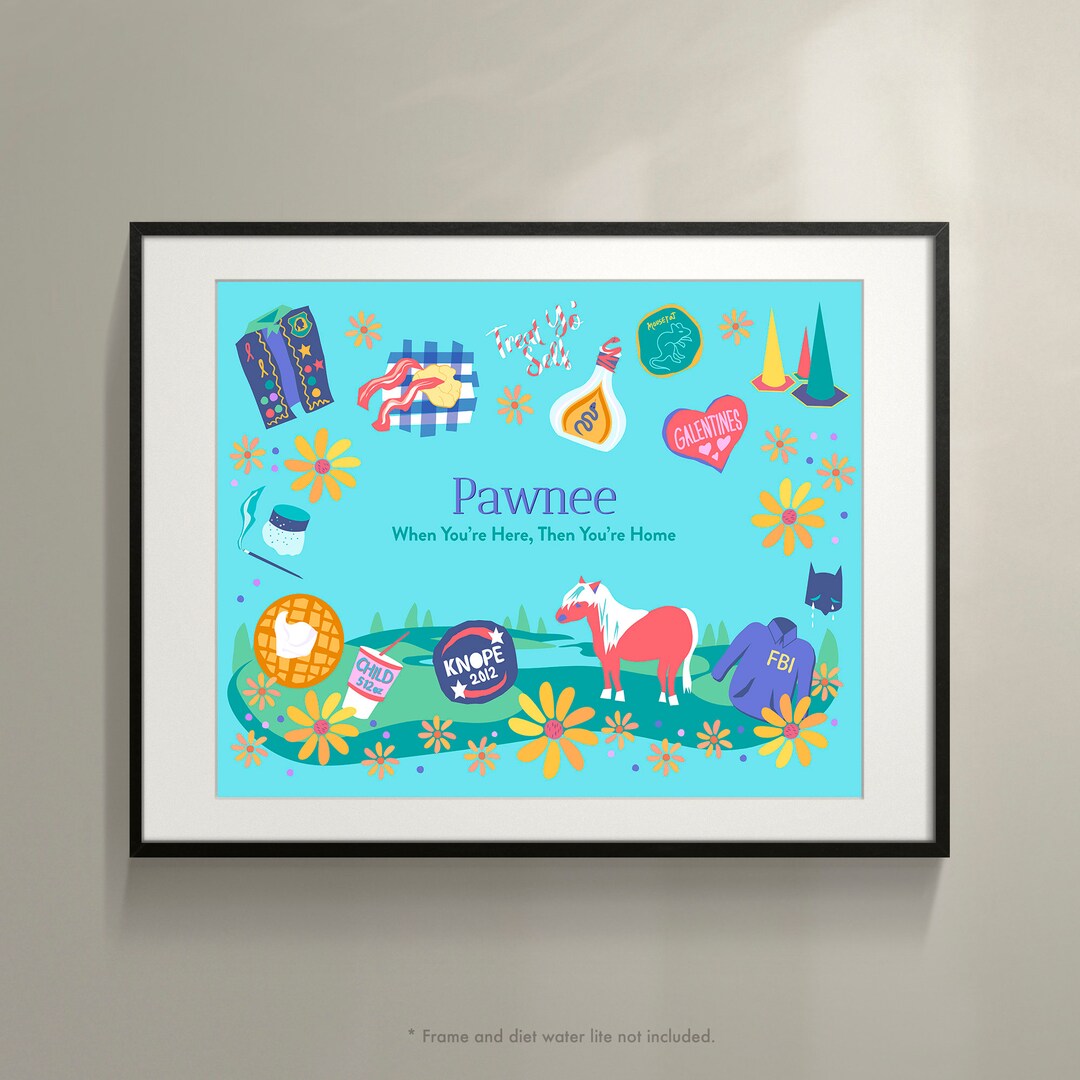 Parks and Rec Print — Pawnee Motto Parks and Recreation Poster - 18x24 ...
