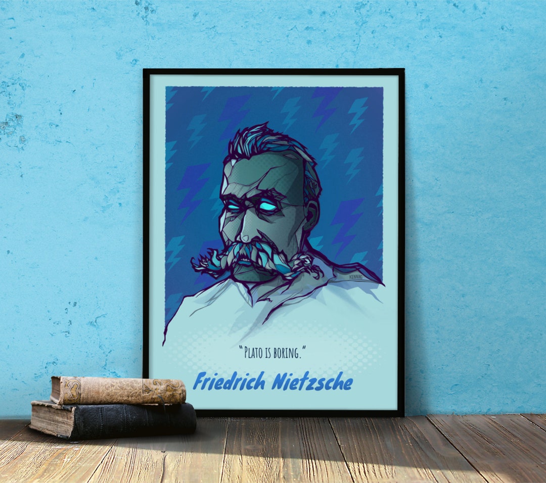 Friedrich Nietzsche Custom Poster — Choose Nietzsche's Famous Quotes on ...