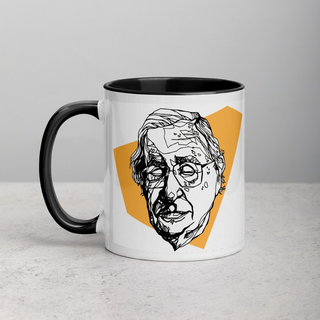 Noam Chomsky Mug — [§] Coffee Mug With Artwork of Linguist Activist ...