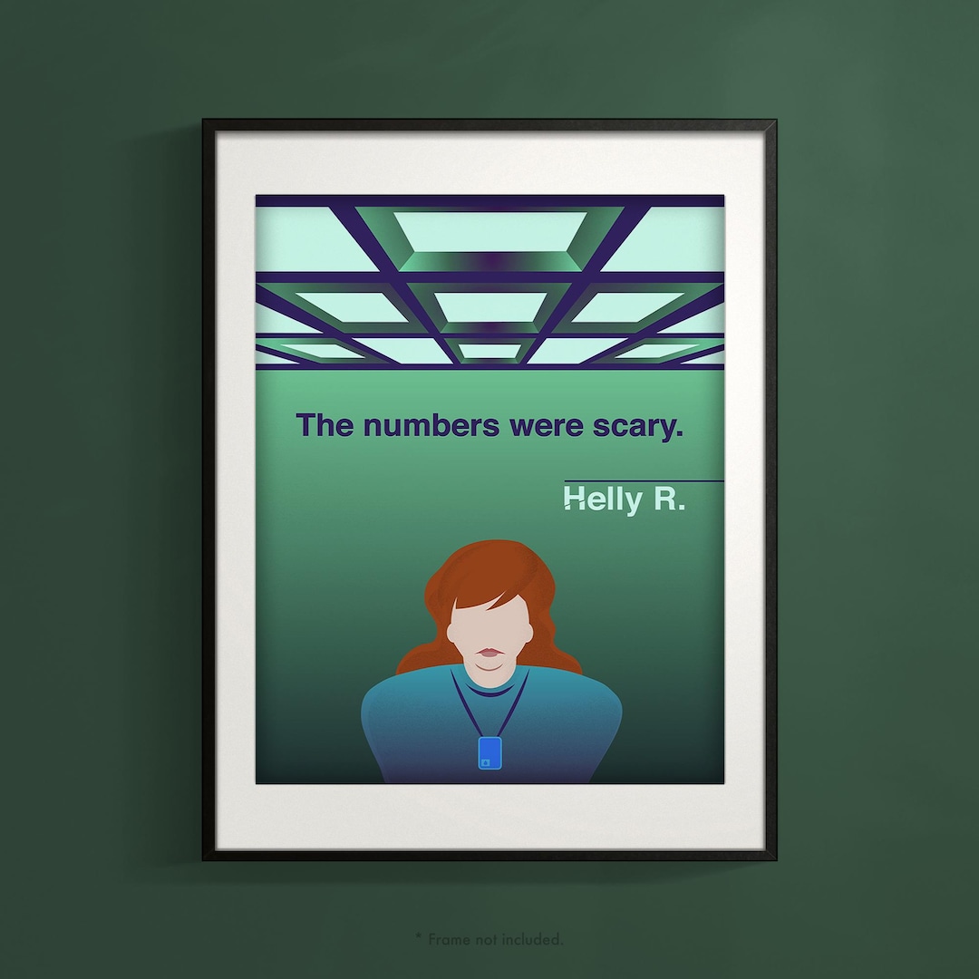 Severance Quote Poster — "the Numbers Were Scary" From Severance's ...