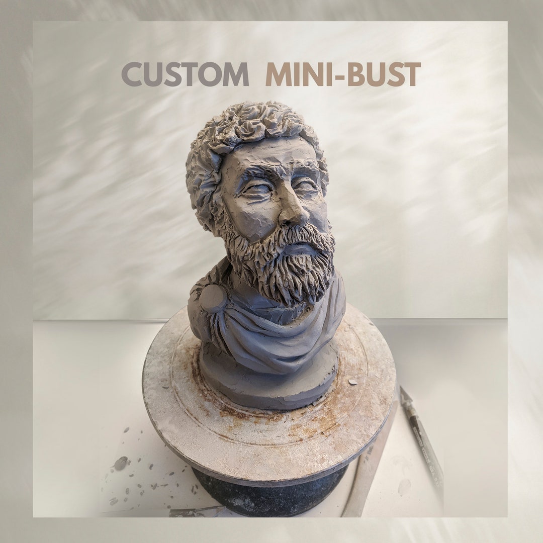 Custom Bust Statue — Choose a Favorite Person / Celebrity / Historical ...