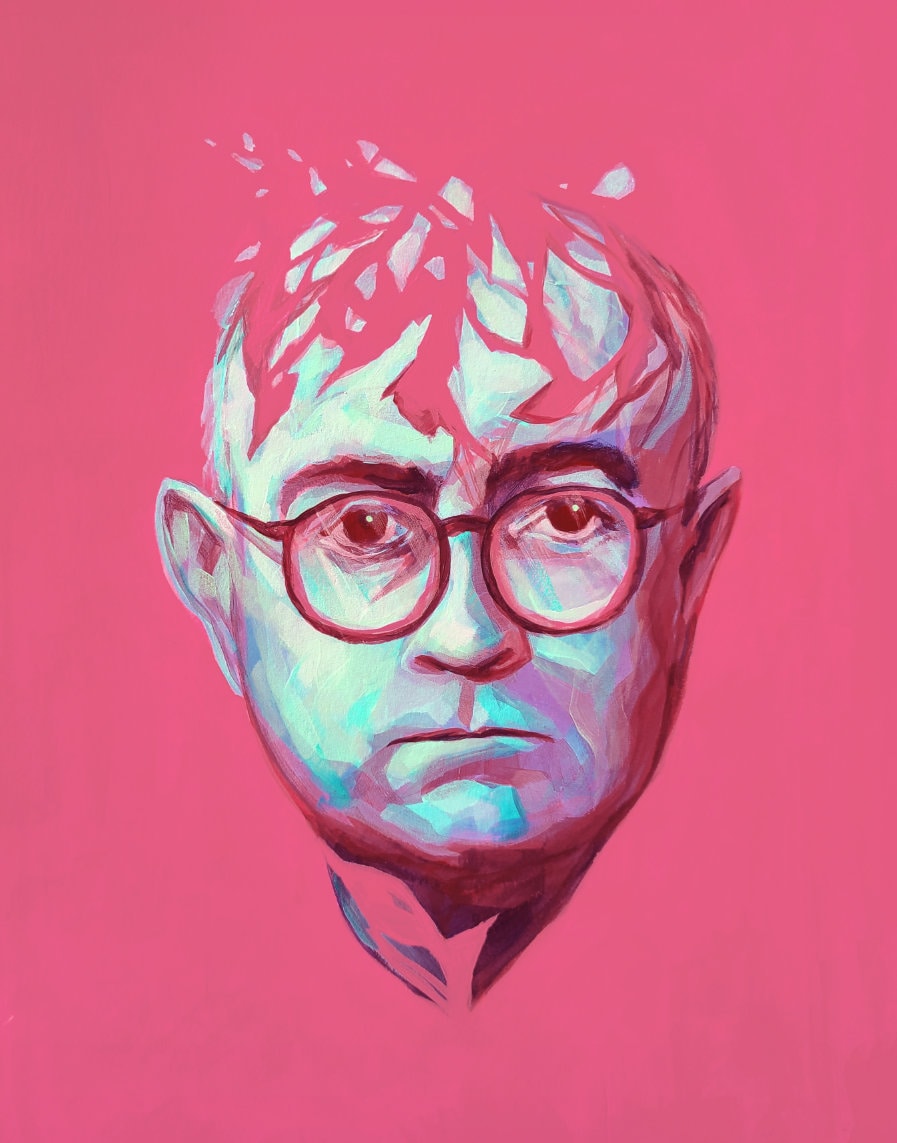 Theodor Adorno Portrait Poster Print of Philosopher and - Etsy