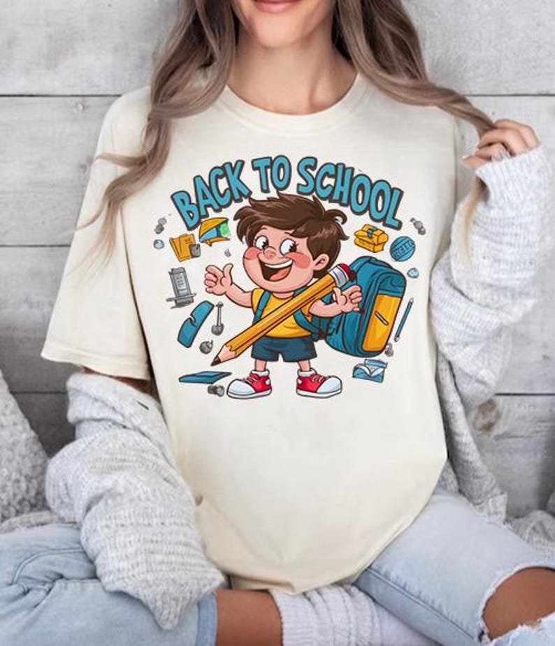 Back to School PNG, Back to School Bundle Sublimation Graphic, Back to ...