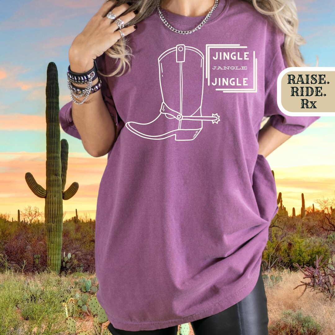 Jingle Jangle Cowboy Boots Shirt, Western Shirt, Western Graphic Tee ...
