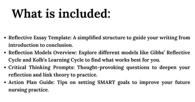 Student Nurse Reflective Practice Guide & Templates | Academic ...