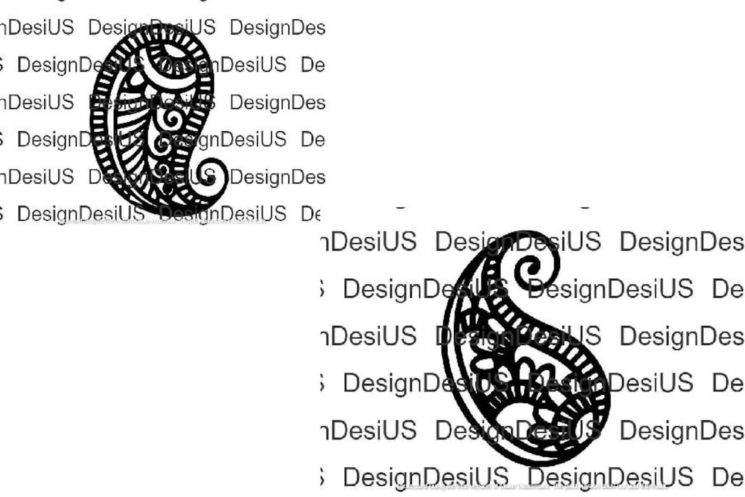 Henna Design SVG (2 Designs) - Etsy