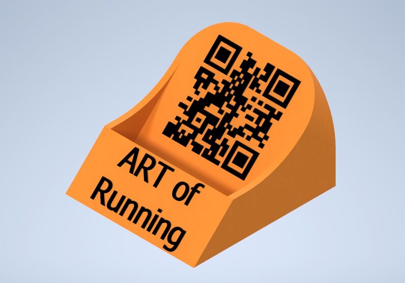 Custom Business Card Stand With QR Code - Etsy