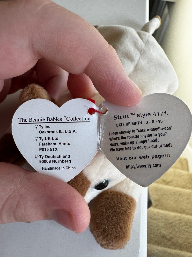 Rare Snip the Cat Beanie Baby With Strut Tag (1996) - Collectible With Unique Error - Etsy