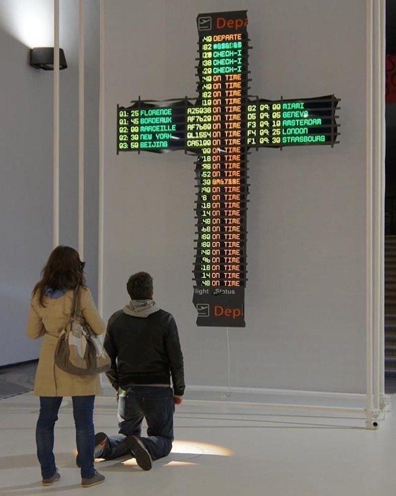 World Departures Modern Art Print of a Departure Board Installation - Etsy