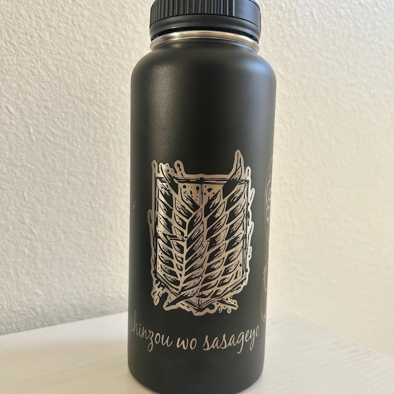 Attack on Titan Water Bottle - Etsy