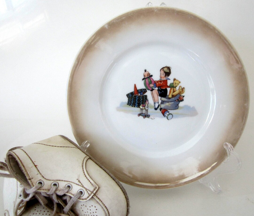 Decorative Plate Germany PK Unity Porcelain Iridescent Lusterware Cute ...