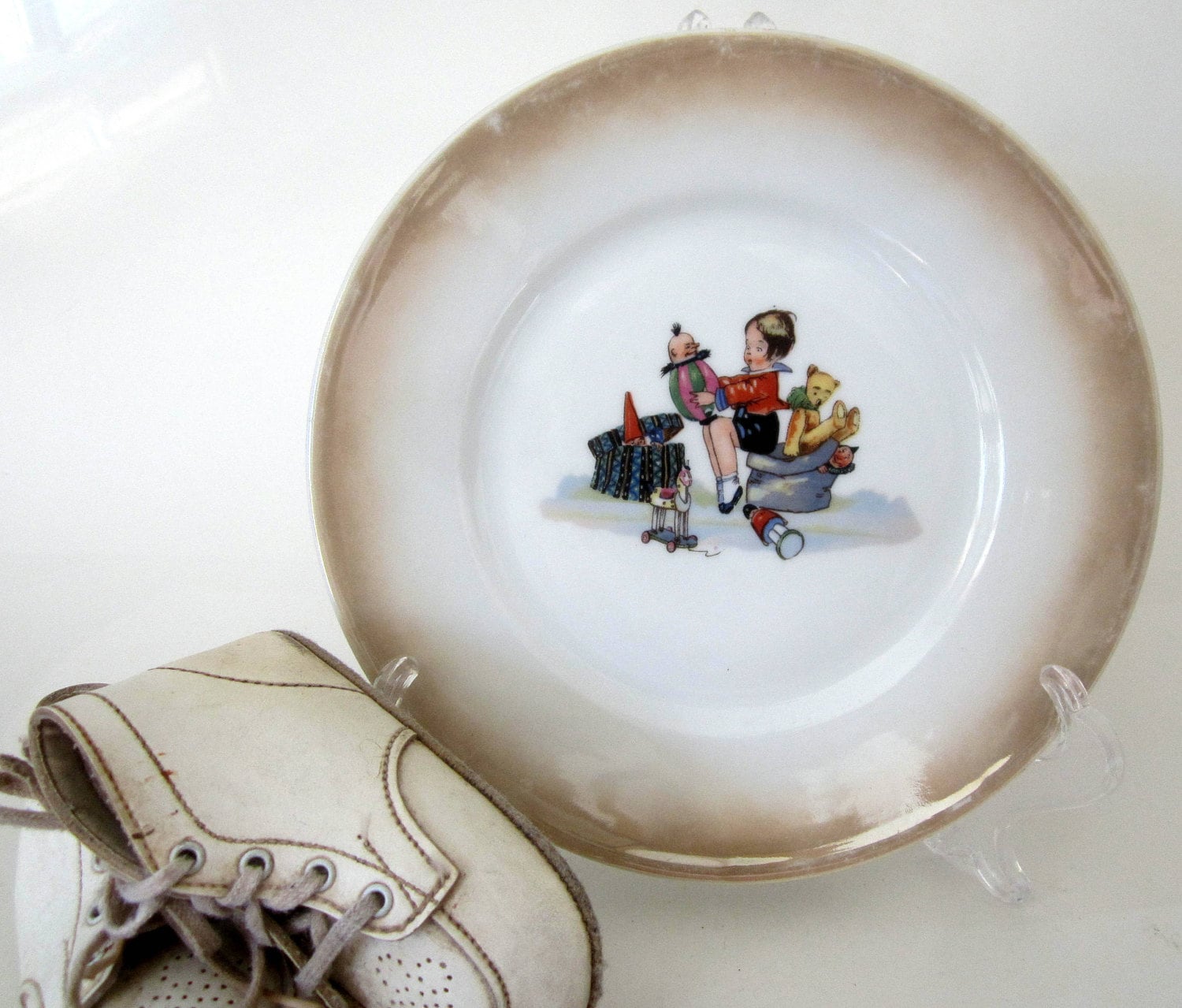 Decorative Plate Germany PK Unity Porcelain Iridescent - Etsy UK