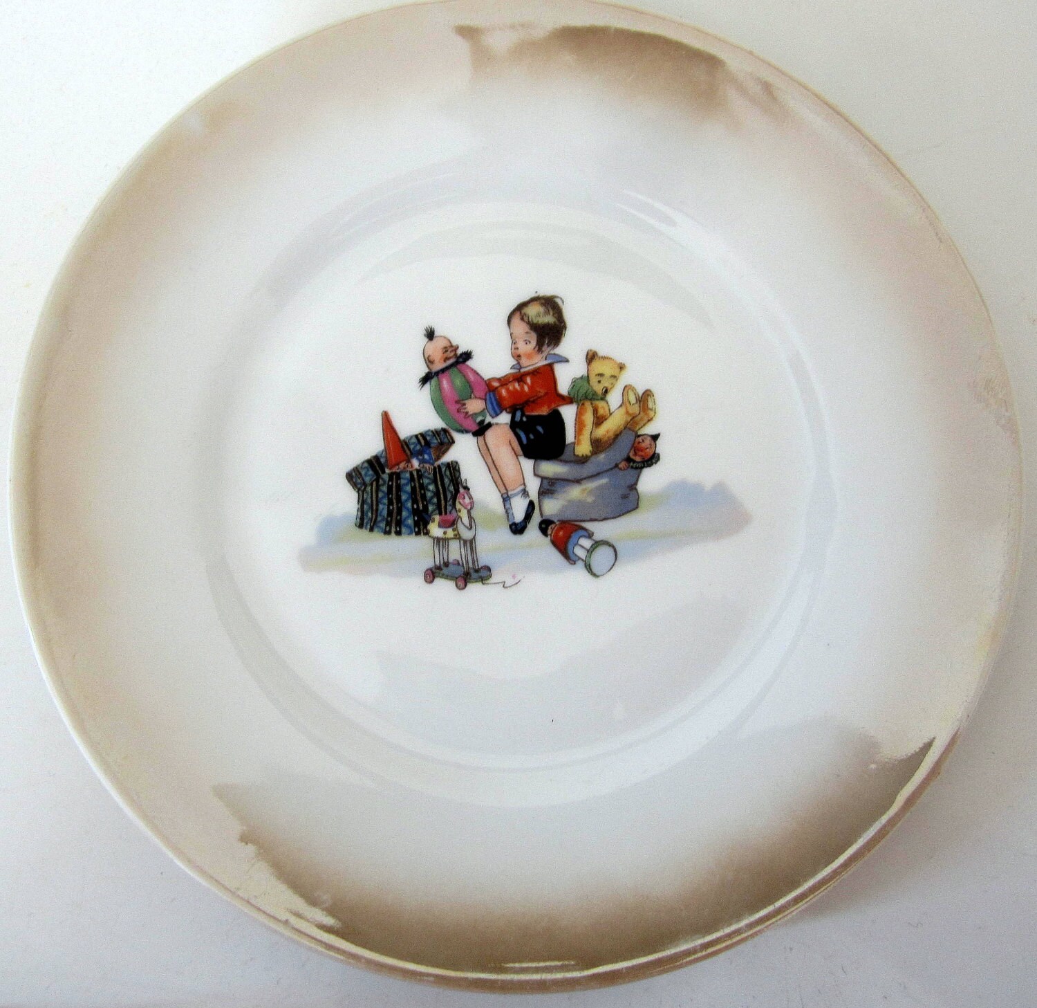 Decorative Plate Germany PK Unity Porcelain Iridescent - Etsy UK