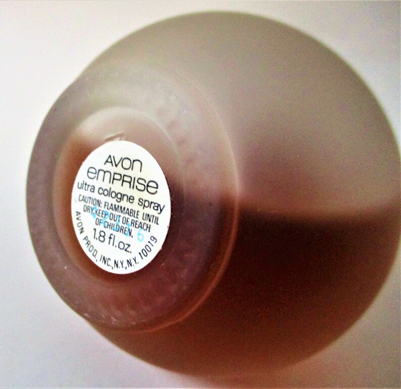Avon Perfume Bottle Miniature Rare Emprise Cologne 3/4 FULL - Etsy